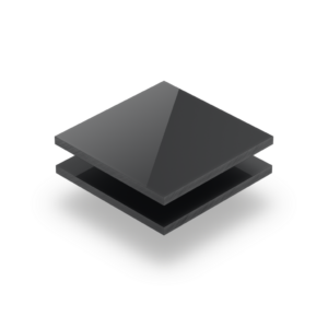 Satin acrylic sheet anthracite 4 mm | Plasticsheetsshop.co.uk