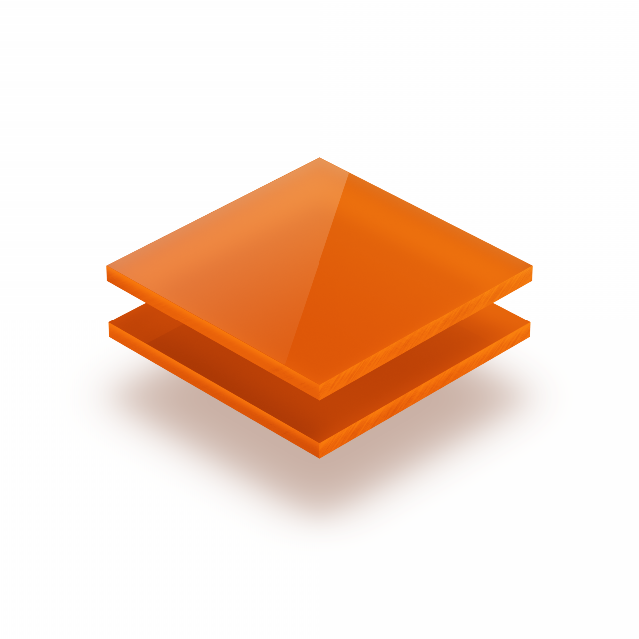 Opal orange acrylic sheet 3 mm | Plasticsheetsshop.co.uk
