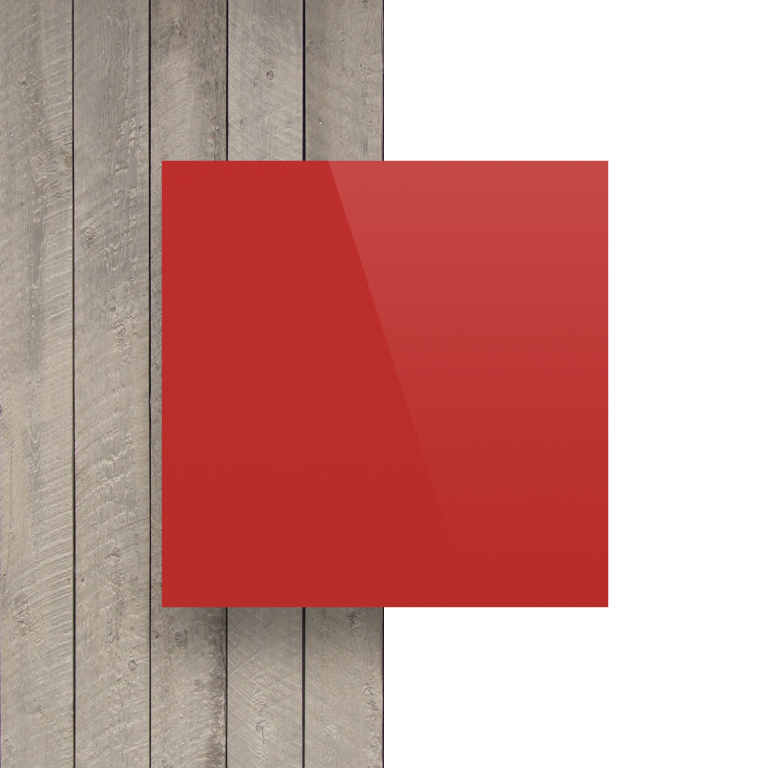 Red aluminium composite panel 3 mm | Plasticsheetsshop.co.uk