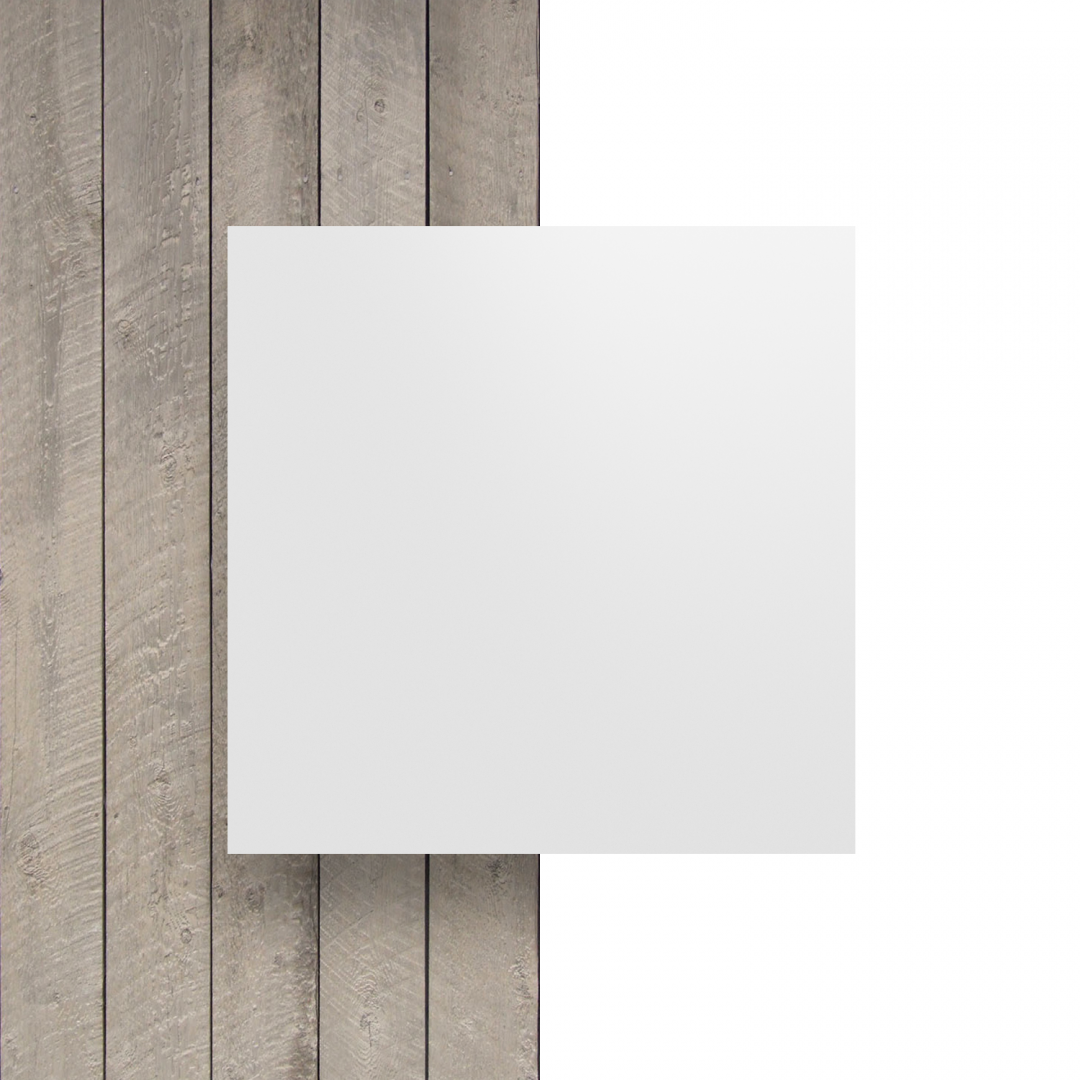 White aluminium composite panel 6 mm | Plasticsheetsshop.co.uk