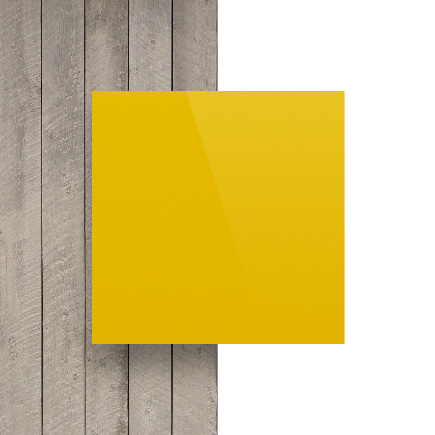 Yellow aluminium composite panel 3 mm | Plasticsheetsshop.co.uk