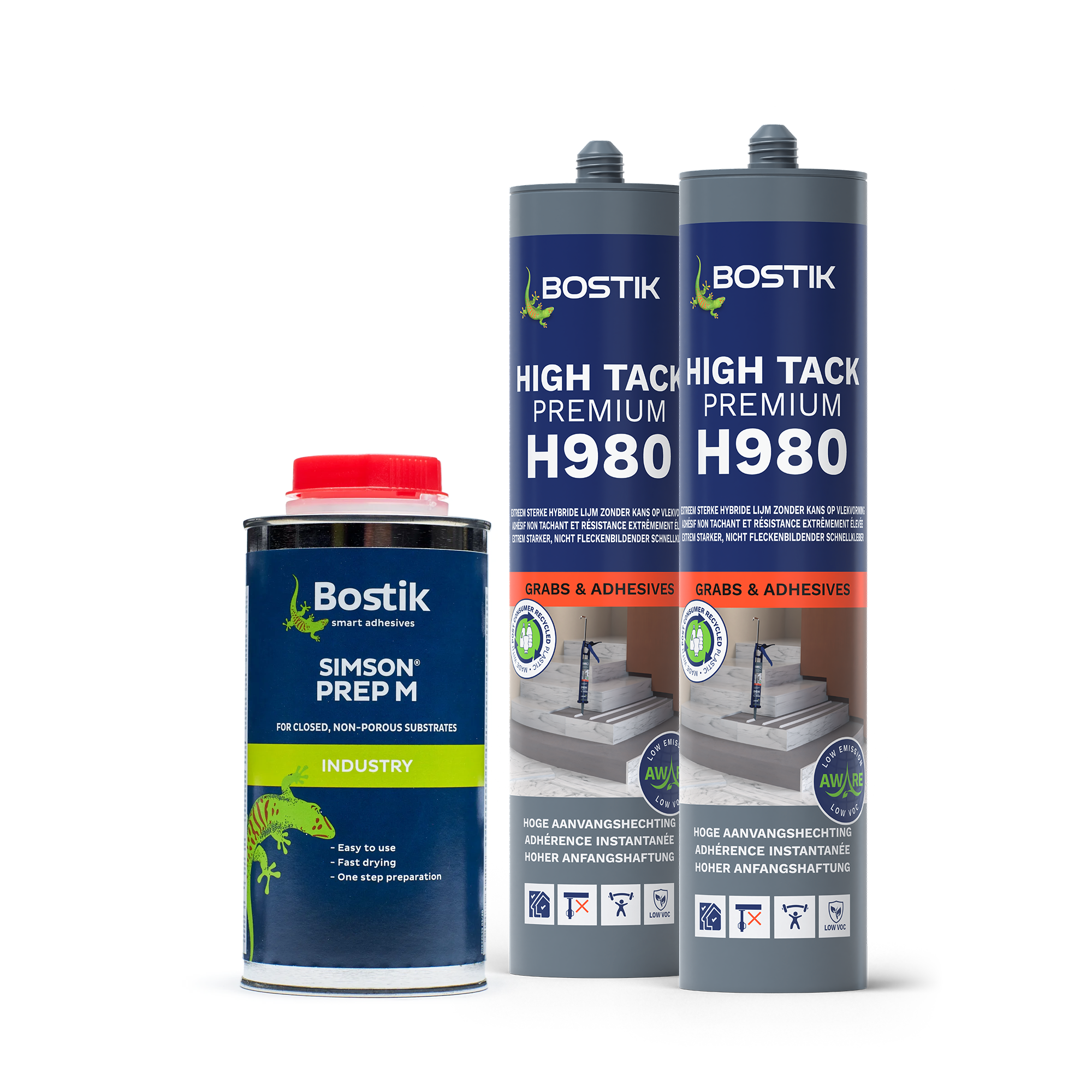 Bostik adhesive set High Tack and Prep M | Plasticsheetsshop.co.uk