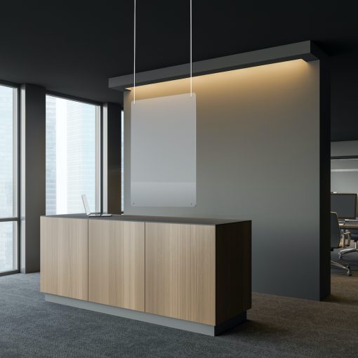 Hanging screen with suspension holes | Plasticsheetsshop.co.uk