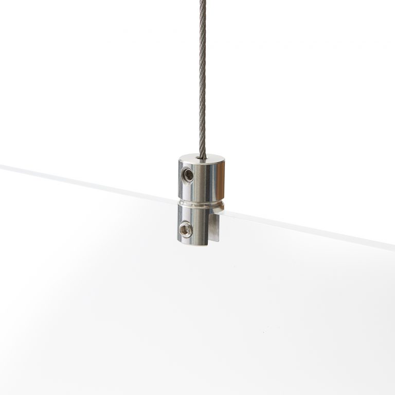 Hanging system for acrylic screen | Plasticsheetsshop.co.uk