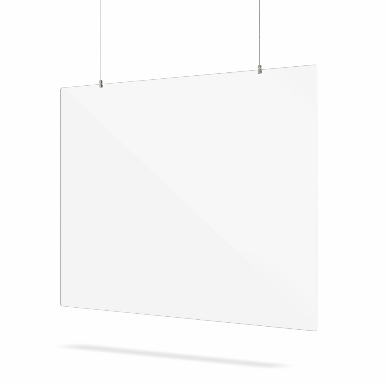 Hanging PERSPEX® screen | Plasticsheetsshop.co.uk
