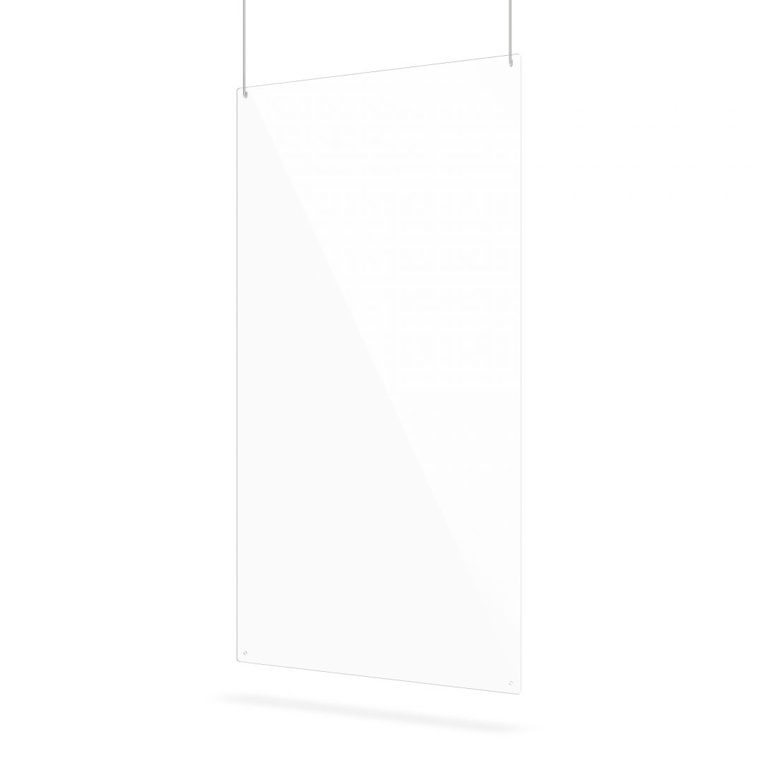 Hanging screen with suspension holes | Plasticsheetsshop.co.uk