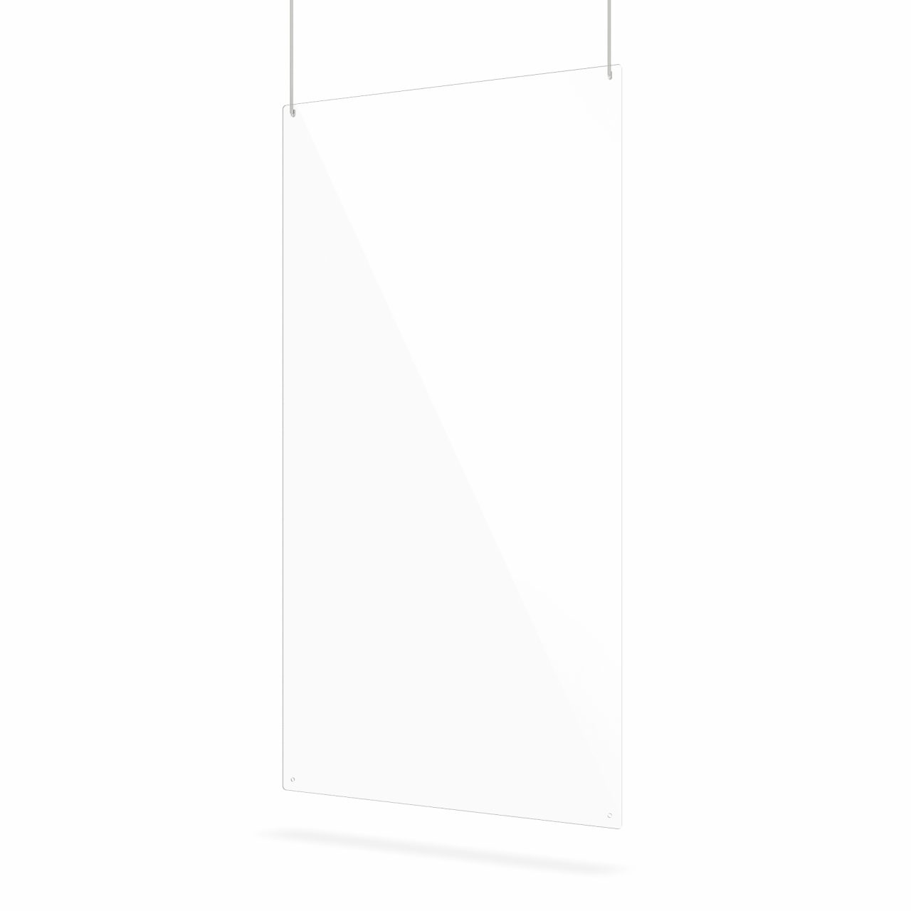 Hanging screen with suspension holes | Plasticsheetsshop.co.uk