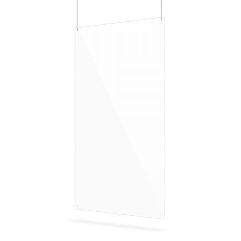 Hanging screen with suspension holes | Plasticsheetsshop.co.uk