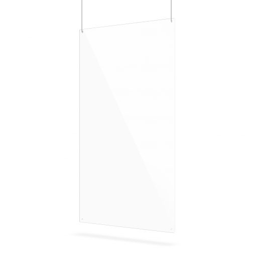 Hanging screen with suspension holes | Plasticsheetsshop.co.uk