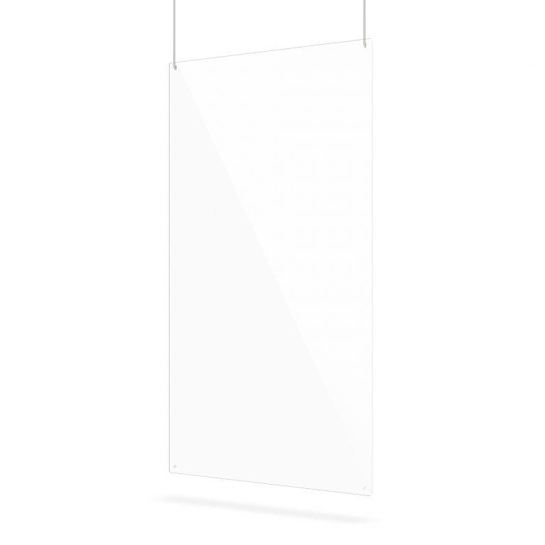 Hanging screen with suspension holes | Plasticsheetsshop.co.uk