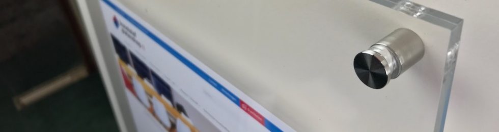 DIY: Acrylic menu holder using acrylic sheets