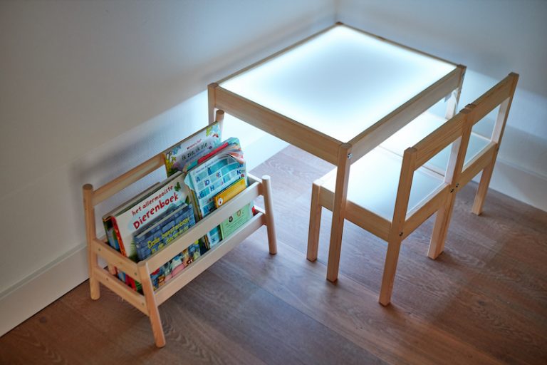 Transforming an IKEA Table into a light table | Find out how