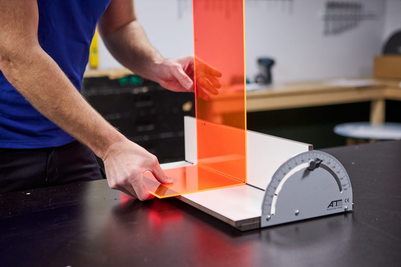 DIY instructions to creating small plastic tables