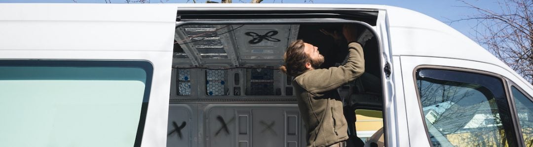 How to: Convert a van into a camper with plastic | DIY