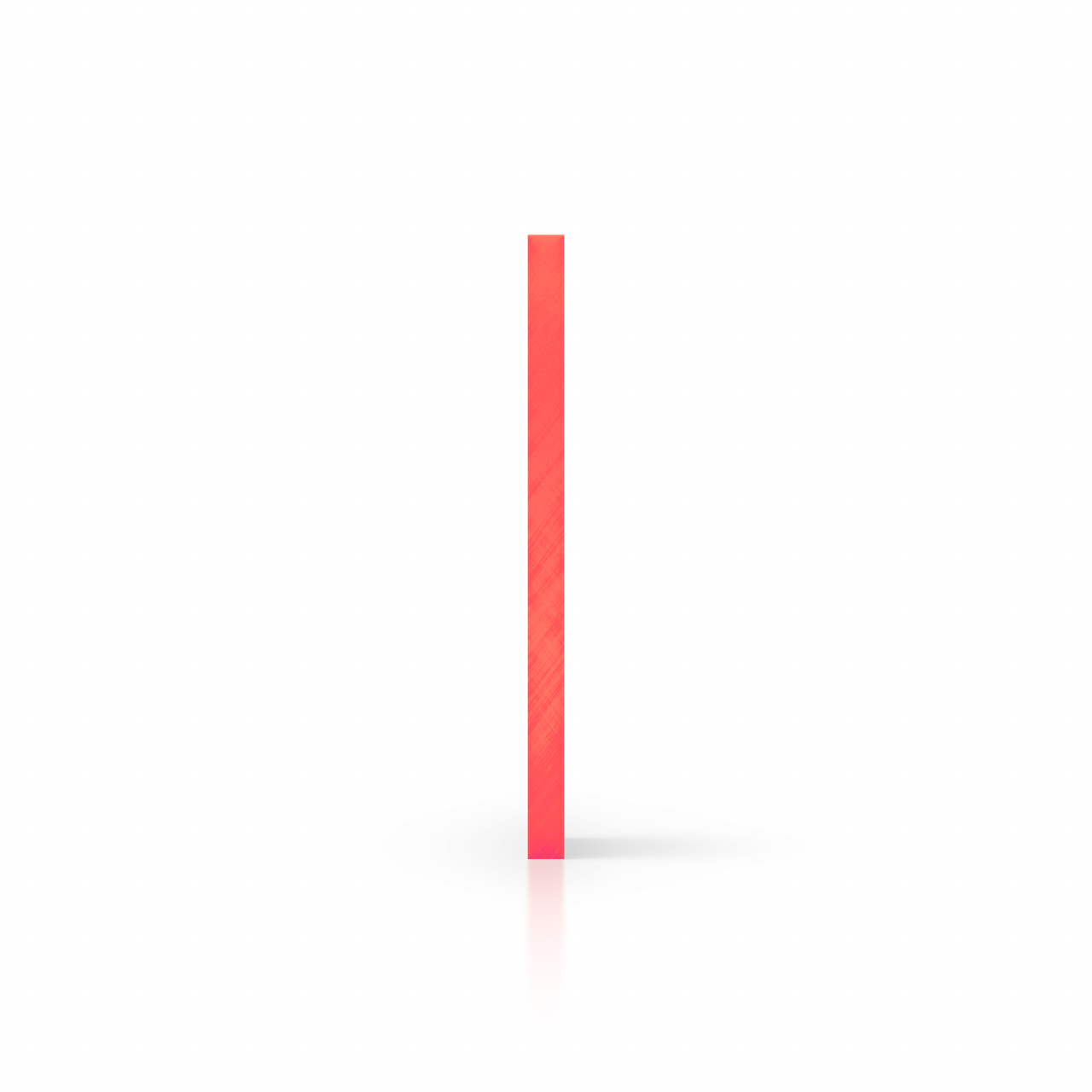 Fluorescent acrylic sheet red 3 mm | Plasticsheetsshop.co.uk