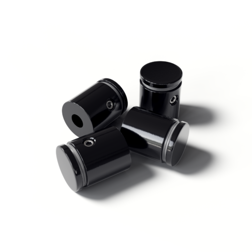 Black Spacers (4 pieces) l Plasticsheetsshop.co.uk