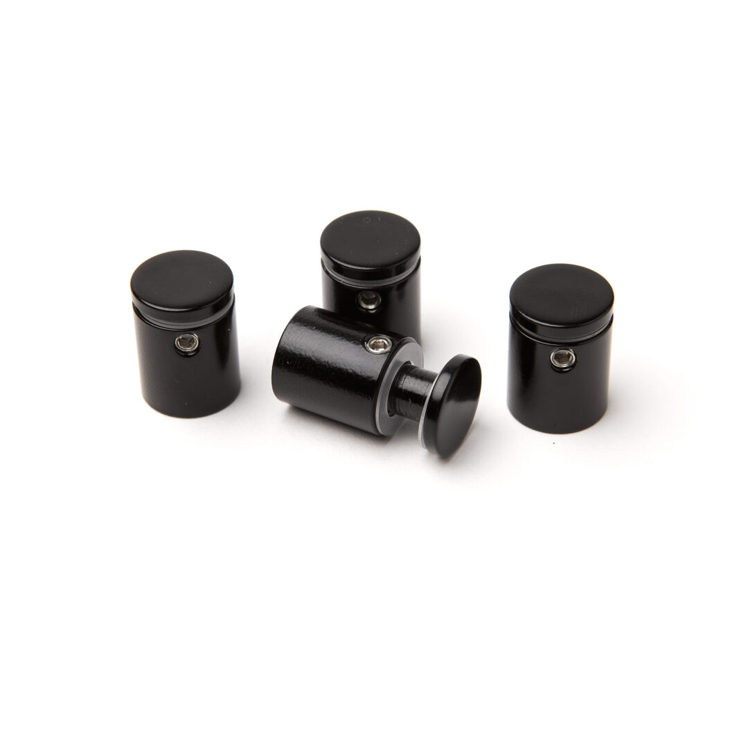 Black Spacers (4 pieces) l Plasticsheetsshop.co.uk