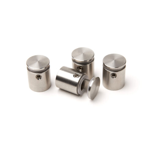 Stainless Steel Panel Holders (4 pieces) l Plasticsheetsshop.co.uk