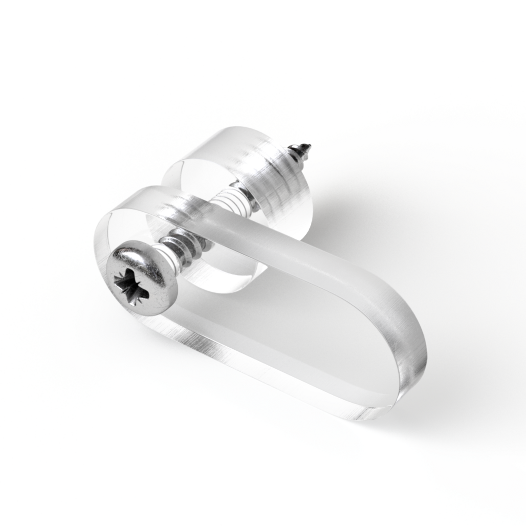 Glazing clips (4 pieces) | Plasticsheetsshop.co.uk