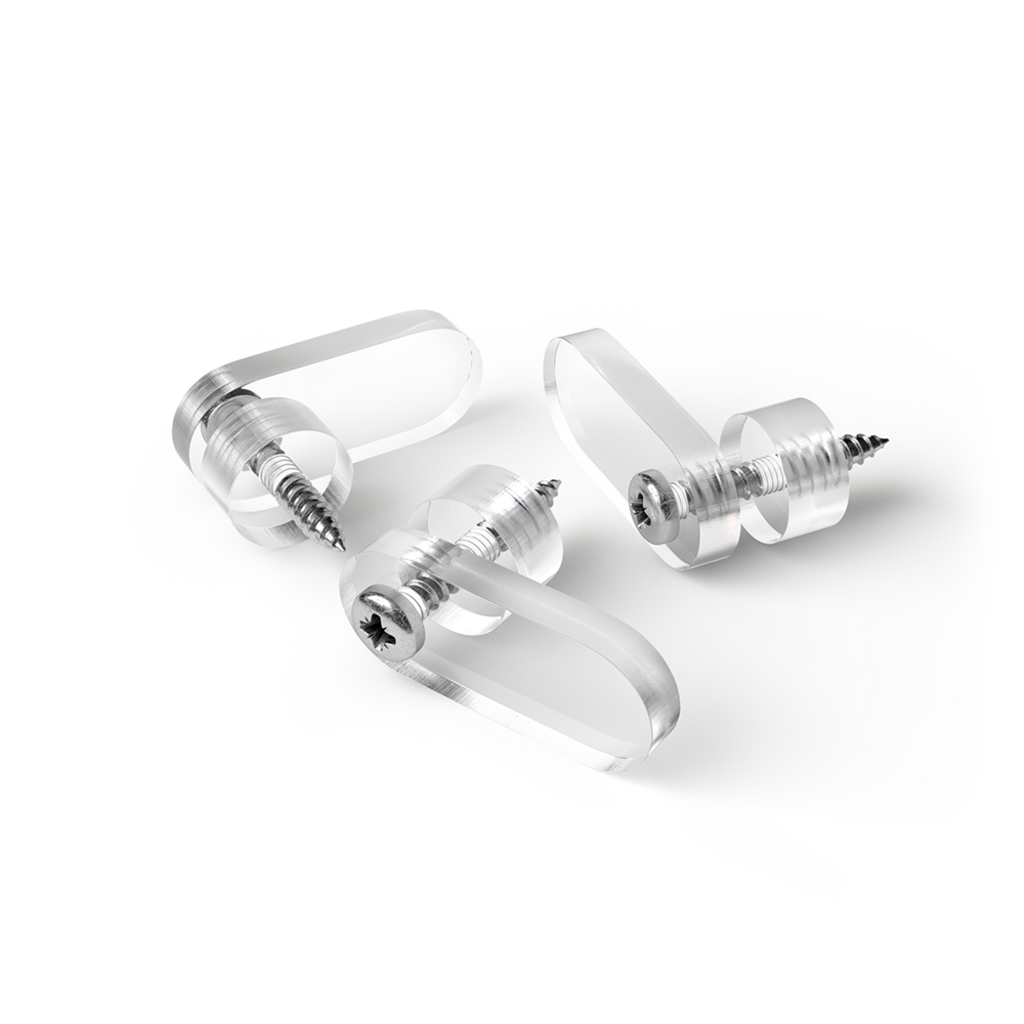Glazing clips (4 pieces) | Plasticsheetsshop.co.uk
