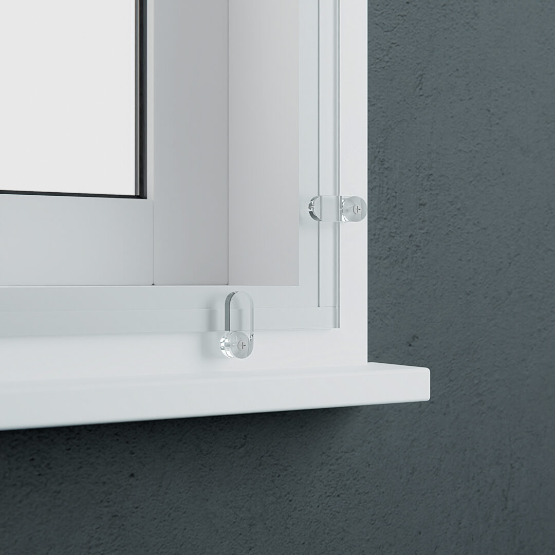 Glazing clips (4 pieces) | Plasticsheetsshop.co.uk