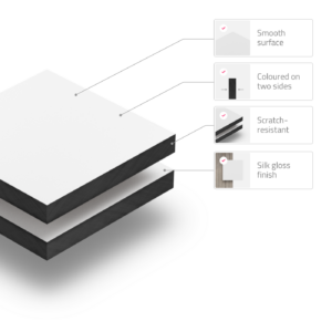 White HPL sheet 15 mm | Plasticsheetsshop.co.uk