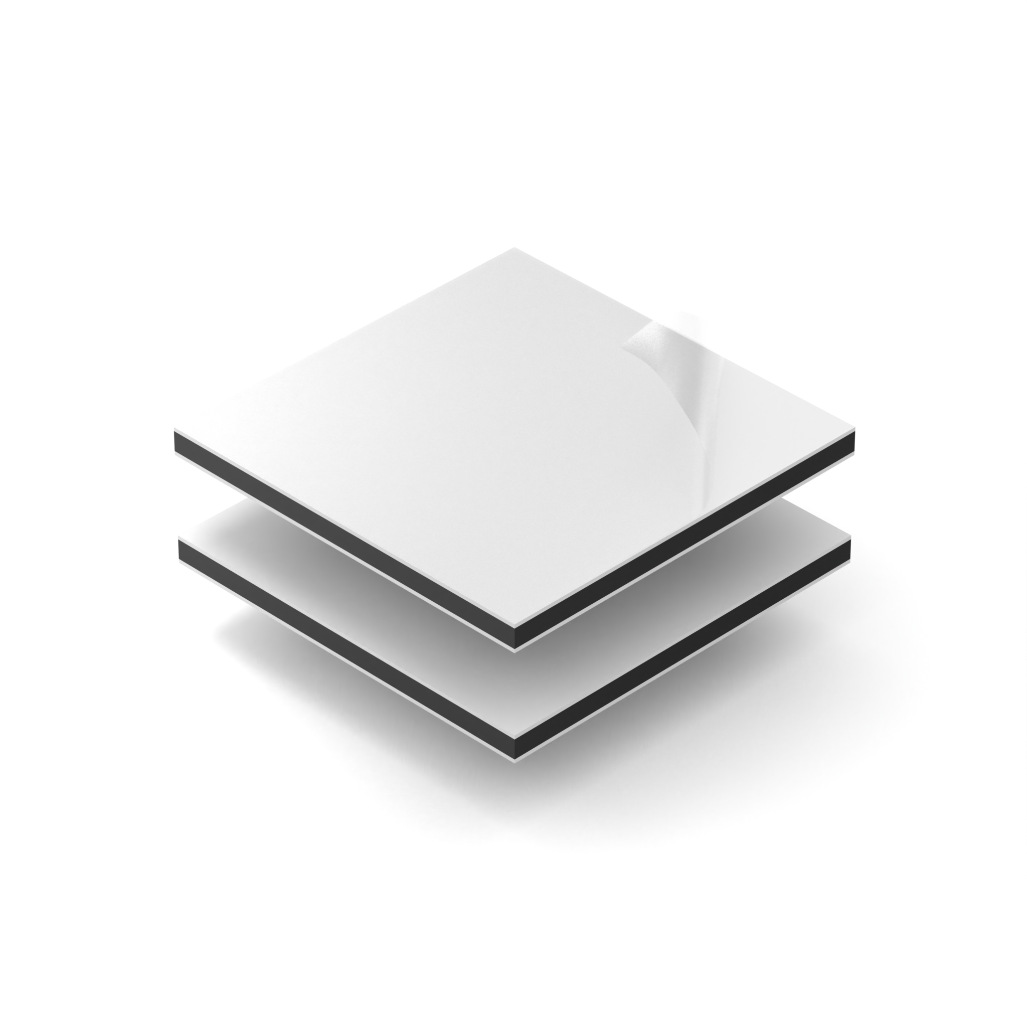 White ECO PVC foam sheet 3 mm | Plasticsheetsshop.co.uk