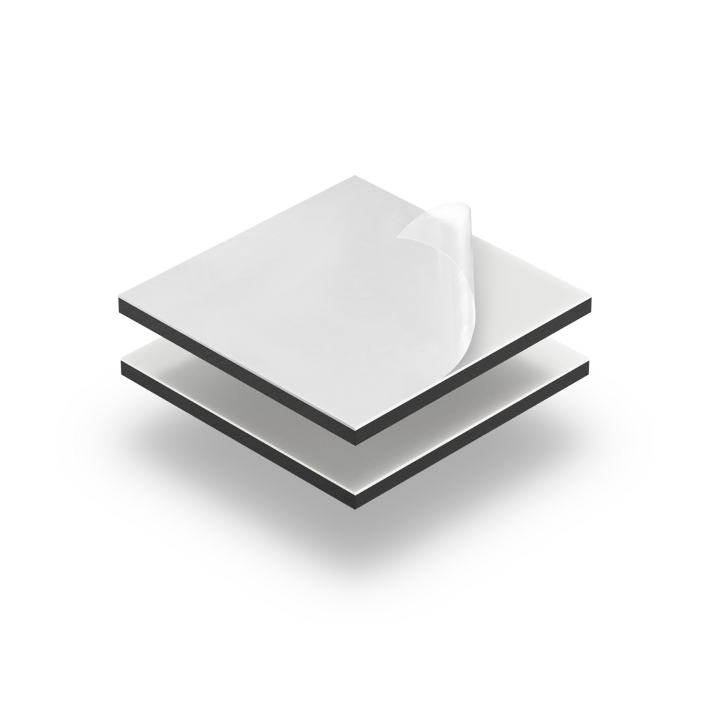 White ECO PVC foam sheet 5 mm | Plasticsheetsshop.co.uk