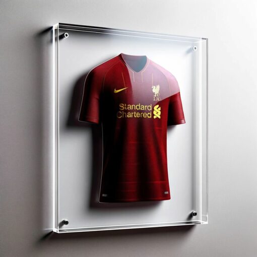 Acrylic football shirt frame | Plasticsheetsshop.co.uk