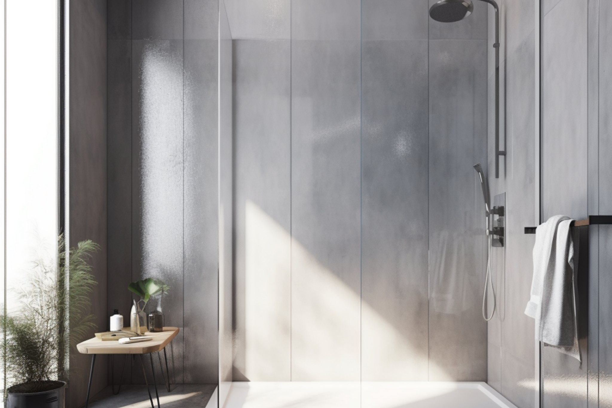 Plastic Shower enclosure - Plasticsheetsshop.co.uk