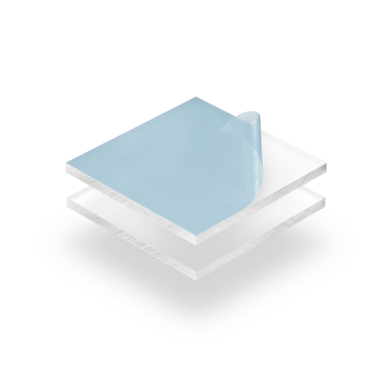 Acrylic, frosted opal white 3 mm - Made to measure & fast delivery