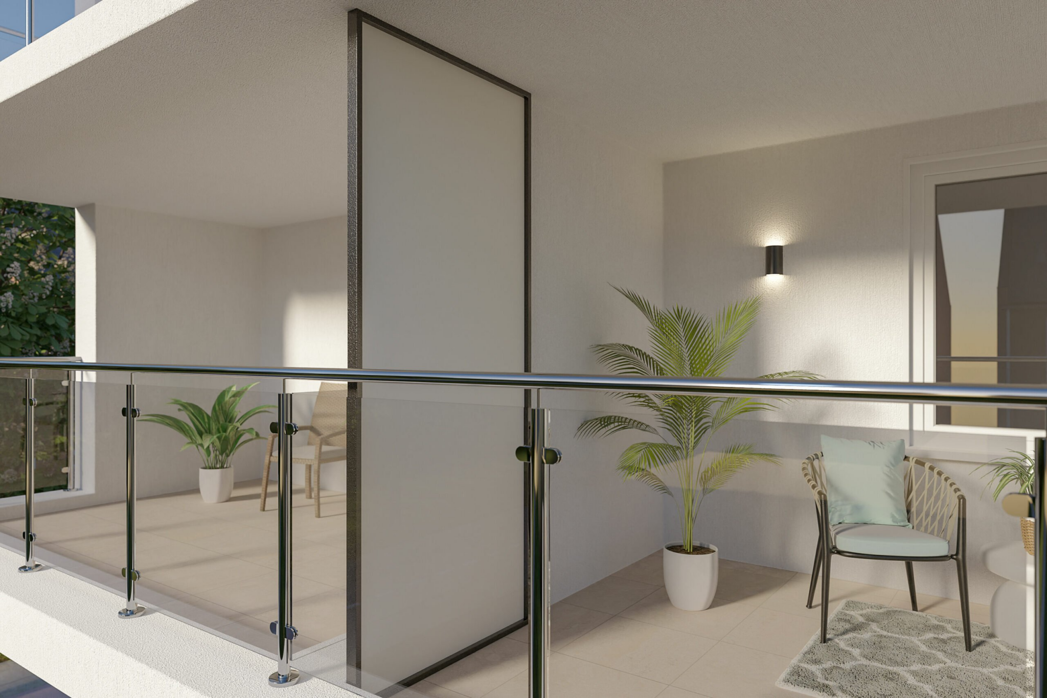 Balcony Privacy & Protection Screens cut-to-size | Plasticsheetsshop.co.uk