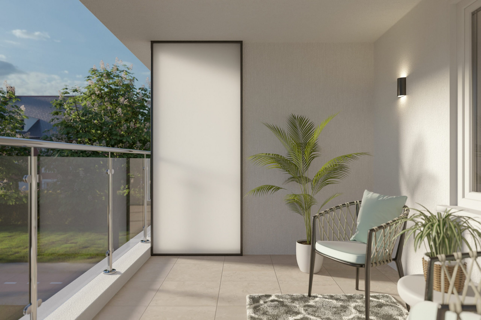 Balcony Privacy & Protection Screens cut-to-size | Plasticsheetsshop.co.uk