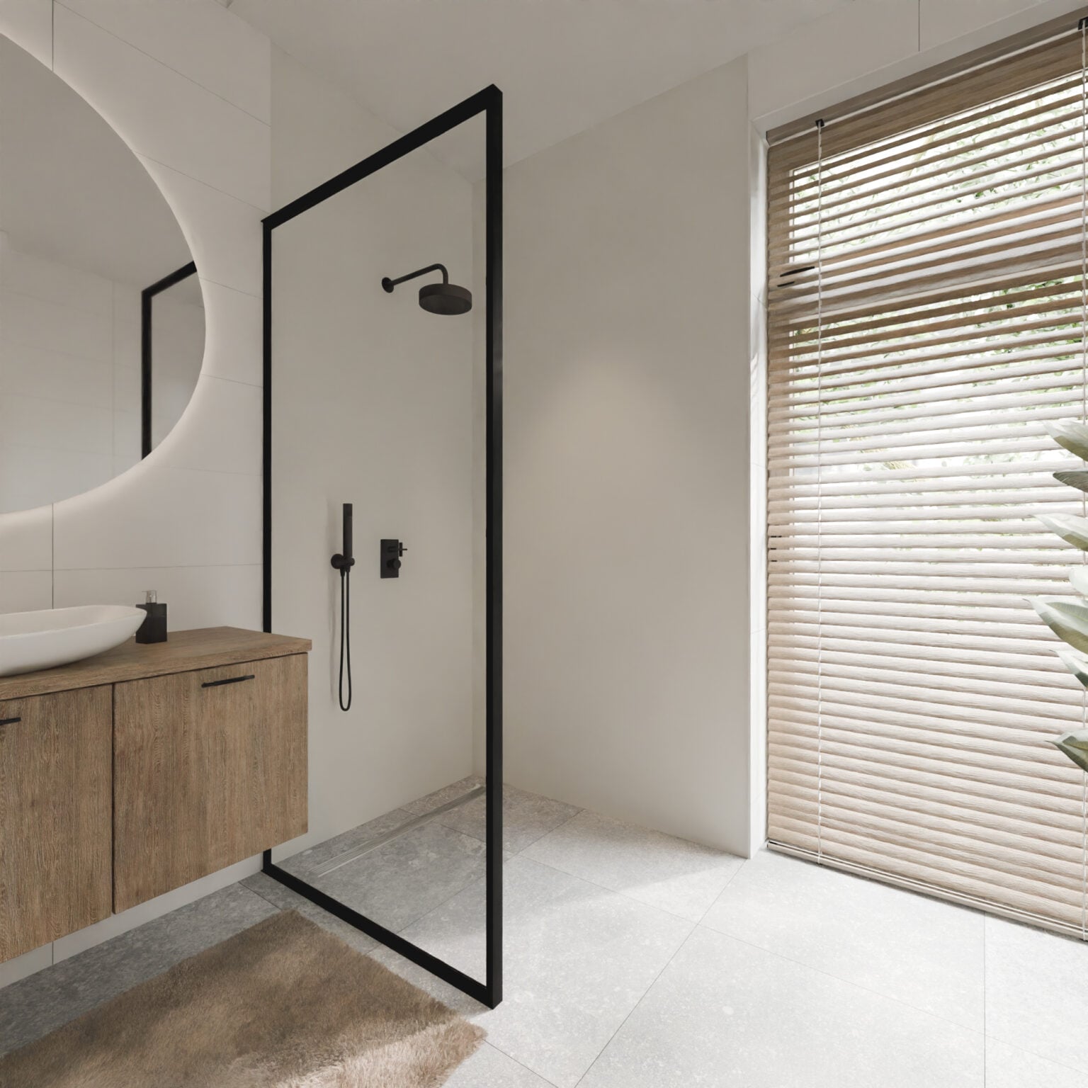 Waterproof plastic shower wall panels - Custom made