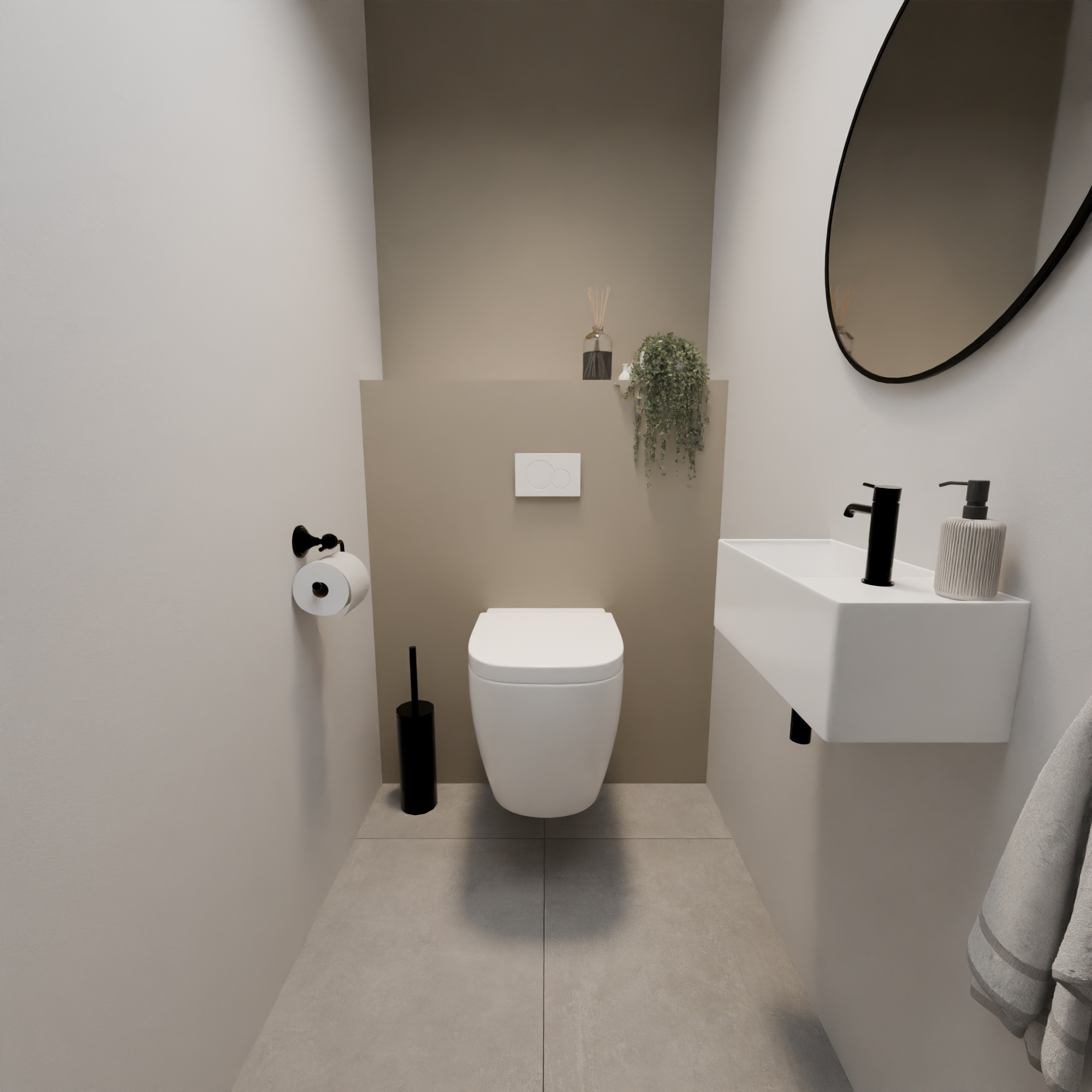 Acrylic wall panel satin cream gloss/matt 4 mm - Perfectly Fitted