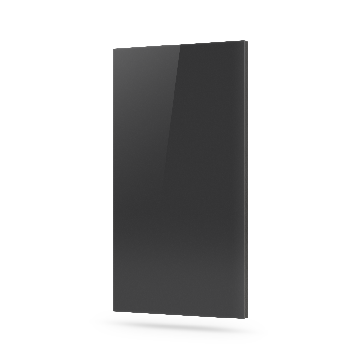 Acrylic wall panel in satin anthracite gloss/matt 4 mm