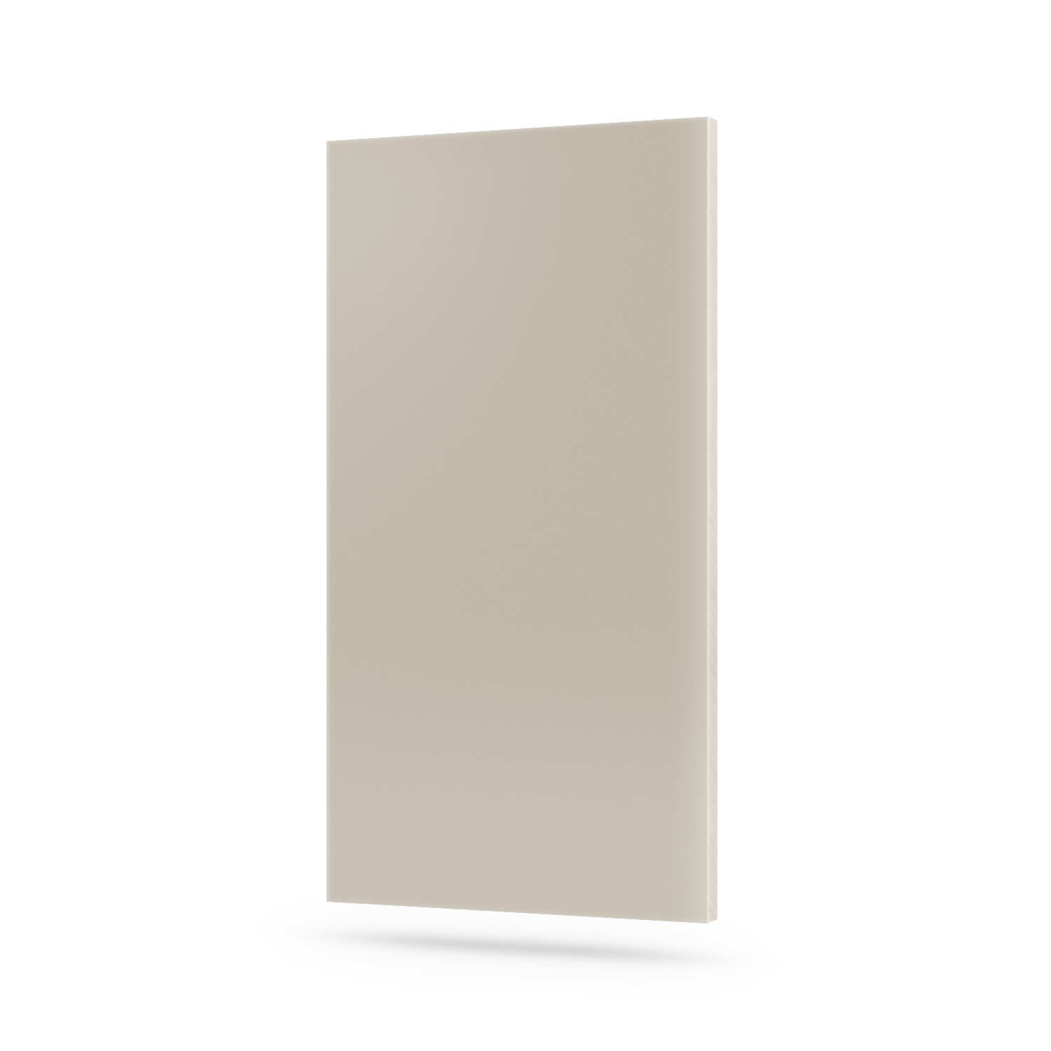 Acrylic wall panel satin cream gloss/matt 4 mm - Perfectly Fitted