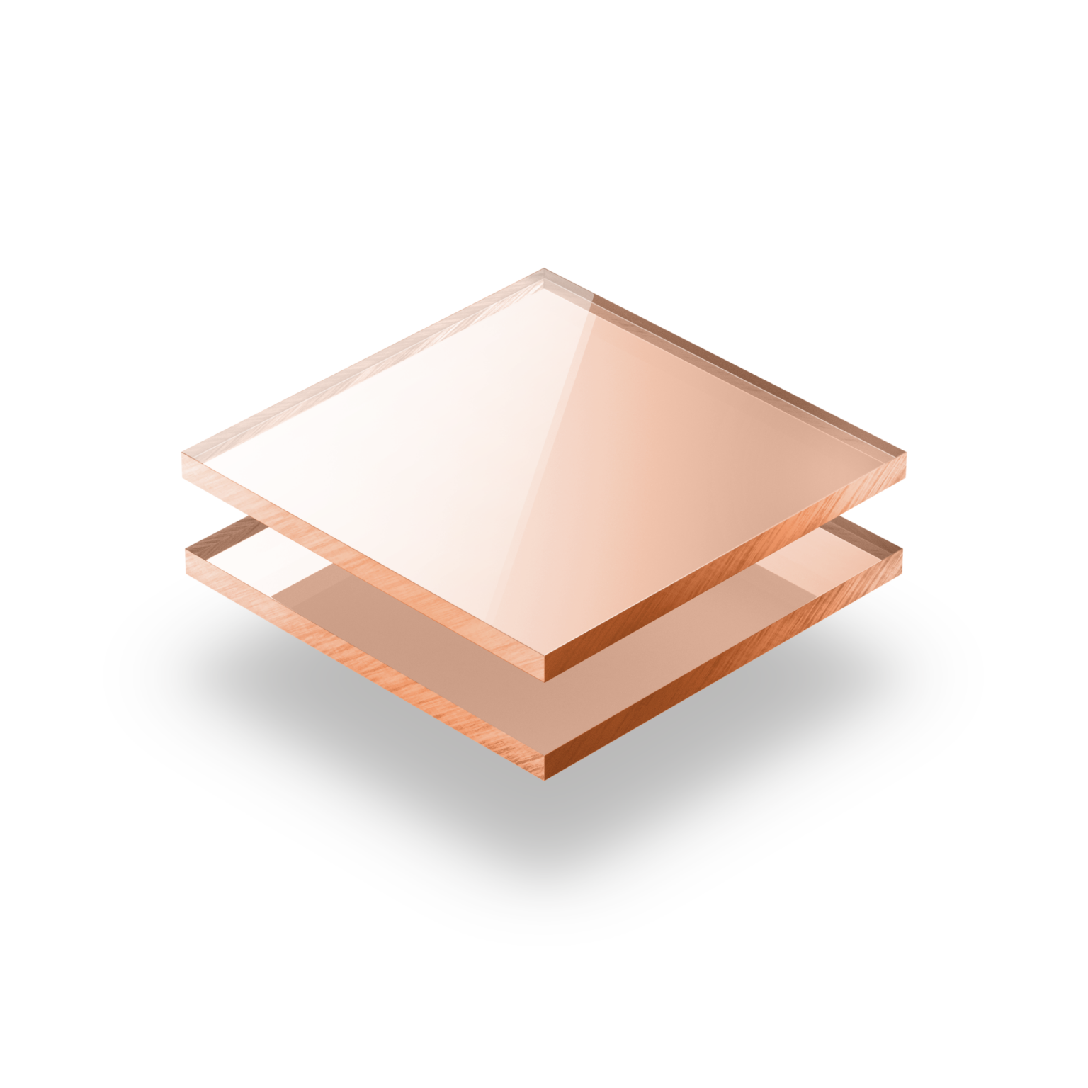 Mirrored Rose Gold Acrylic Sheets | Custom made and Quick Delivery
