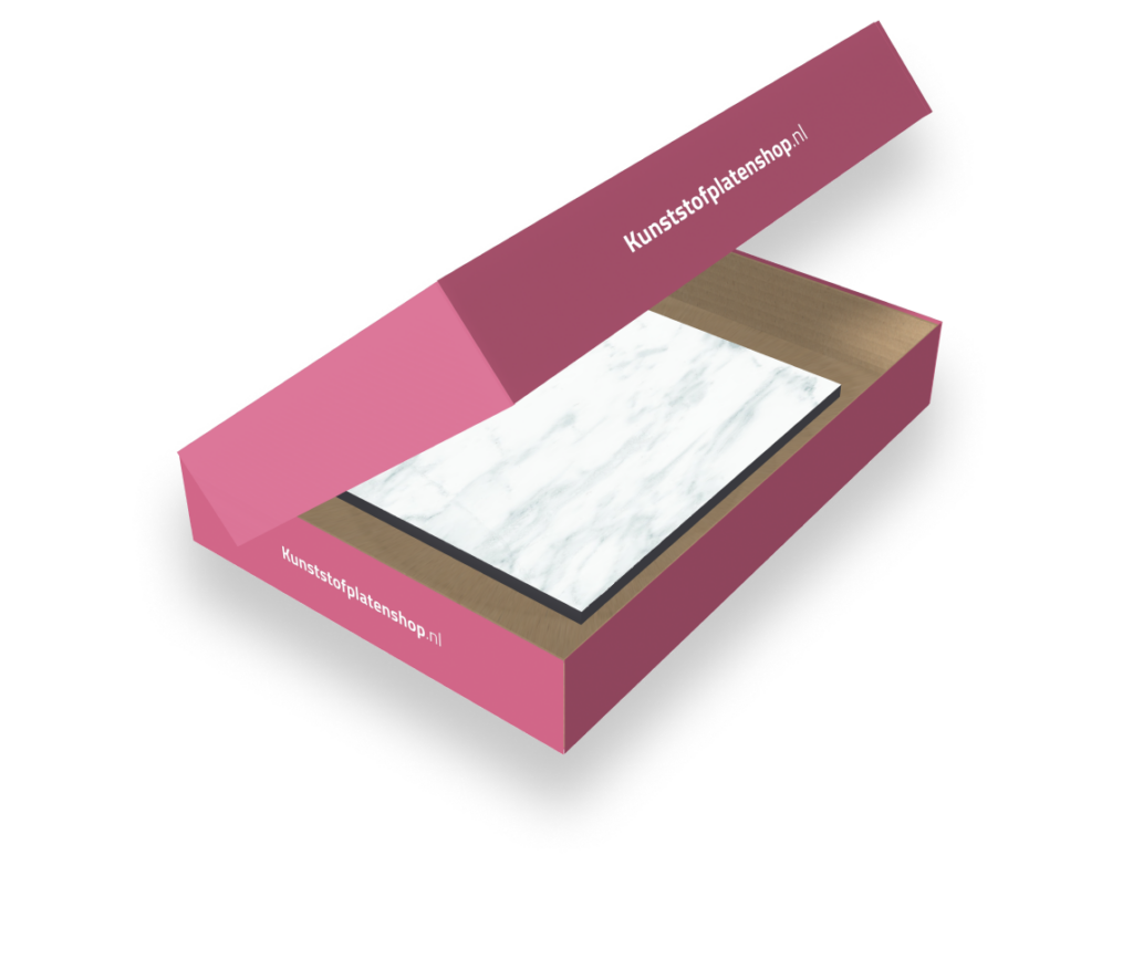 Wall panel marble white matte 4 mm - Perfect Fit